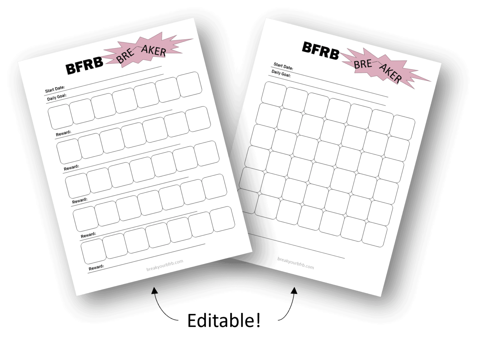 Free Reward Chart for Your Body-Focused Repetitive Behavior (BFRB)