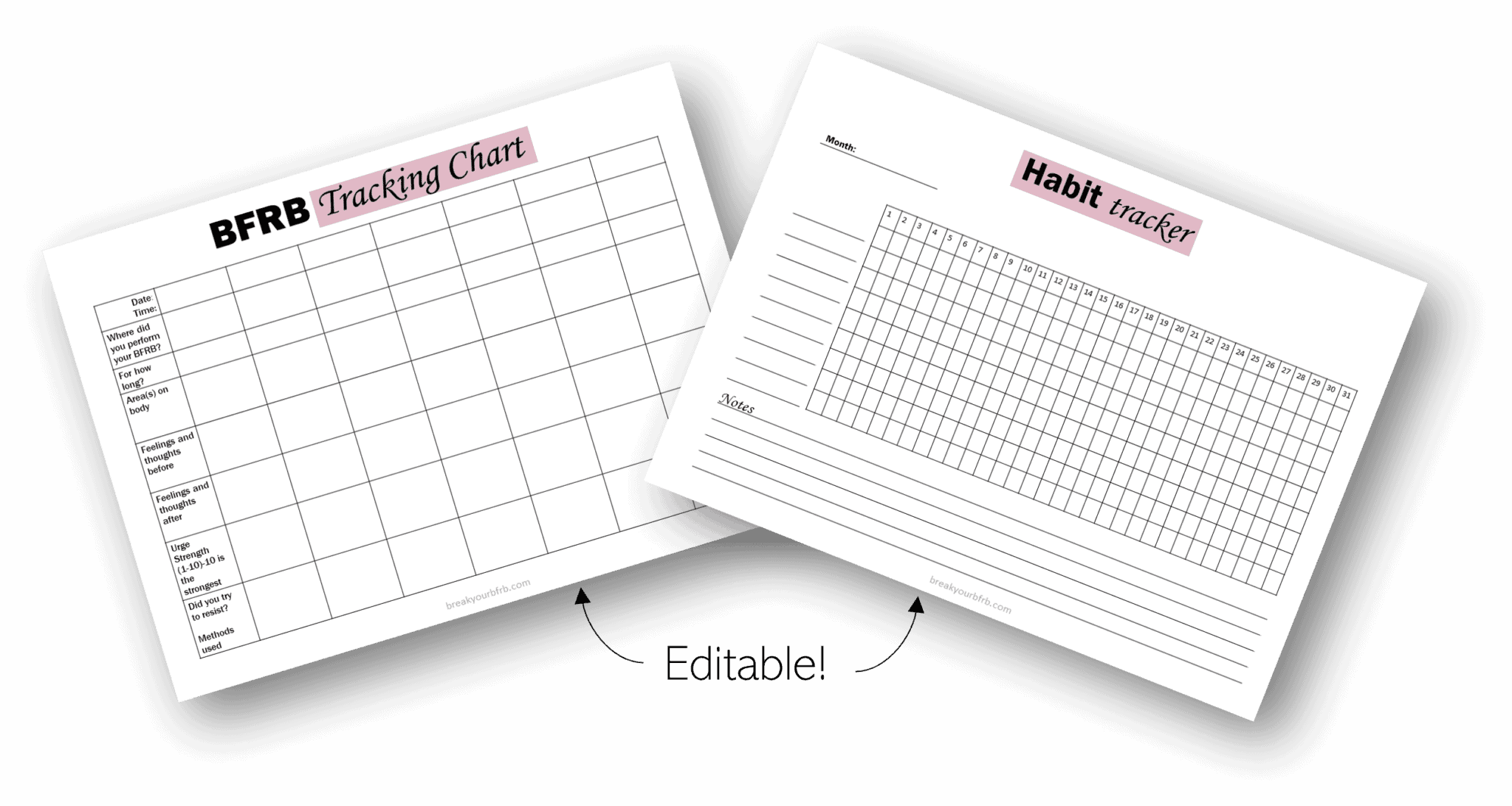 How to Track Your Body-Focused Repetitive Behavior(Trichotillomania ...